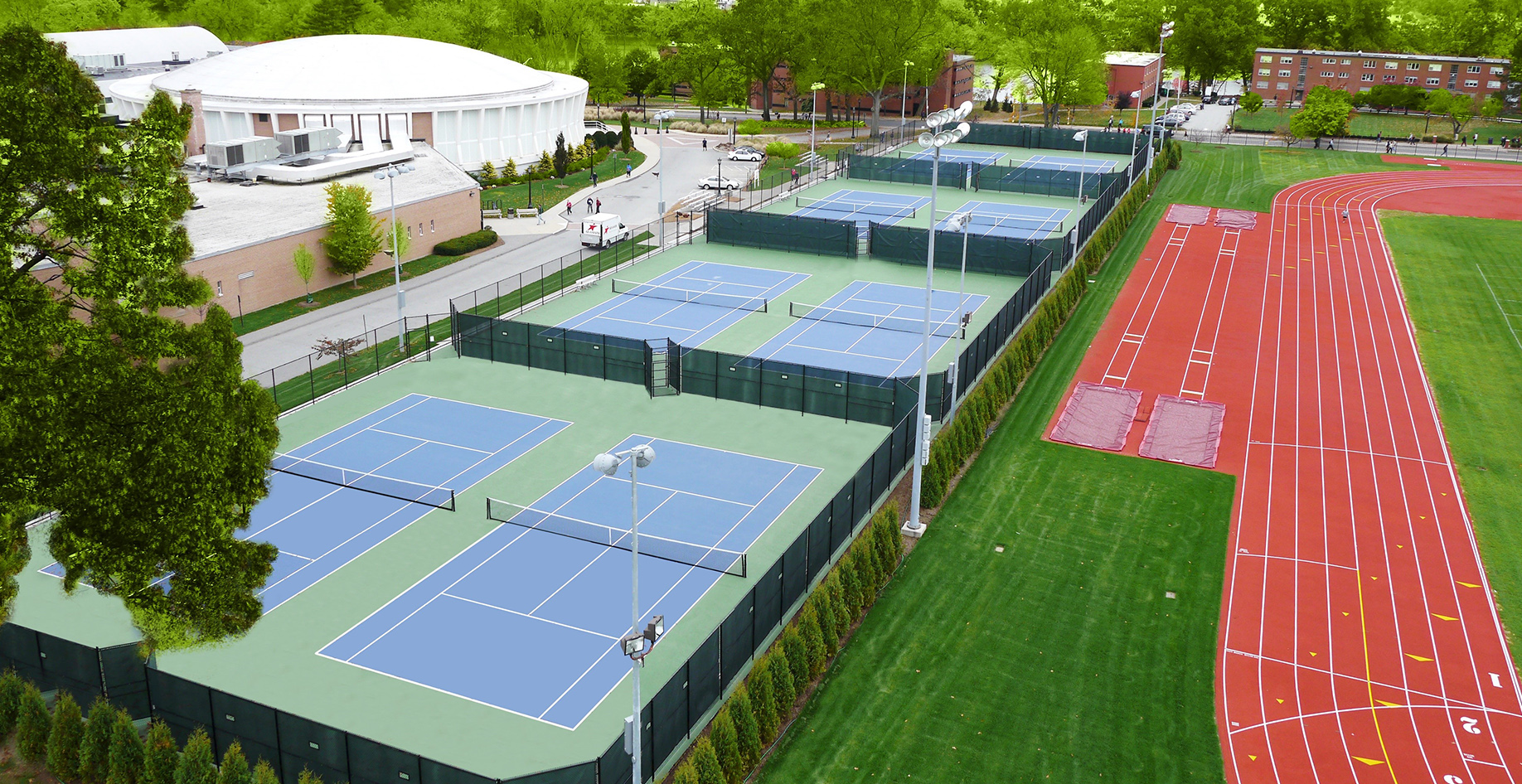 Springfield College, Tennis Facility and Track - Gale Associates
